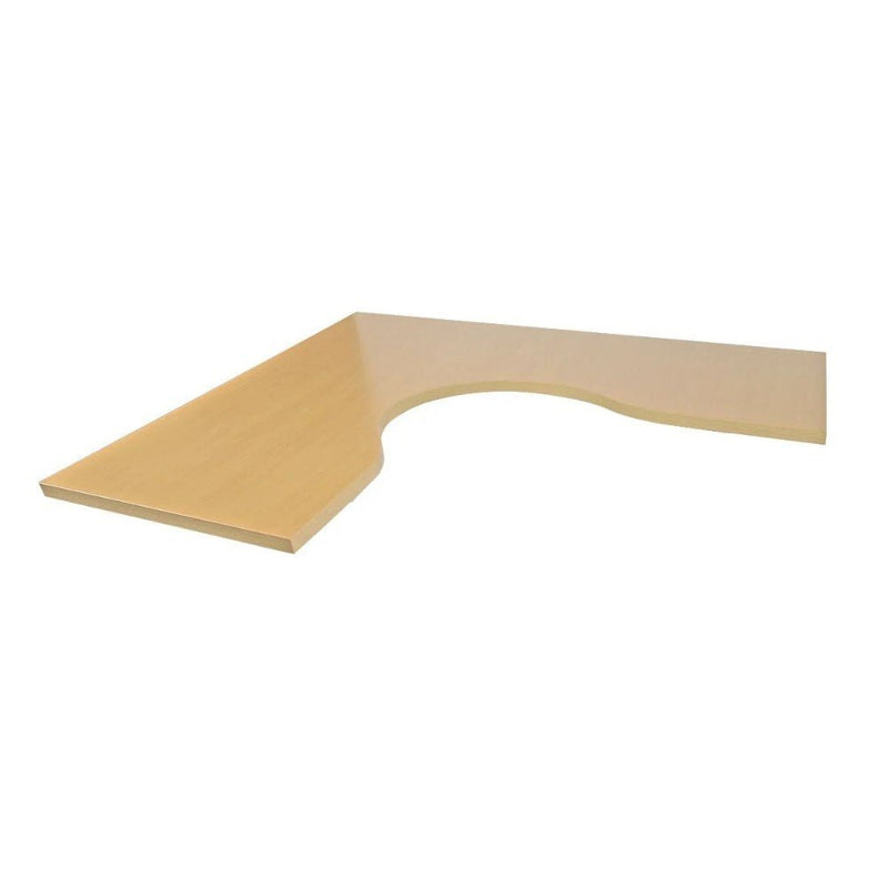 Arise Corner Workstation Desk Top Only Beech | Office Furniture Designs