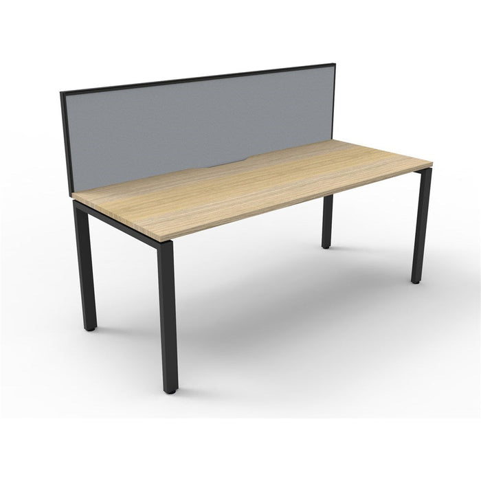 Deluxe Infinity Desk Profile Leg Single Sided + Screen | Office ...