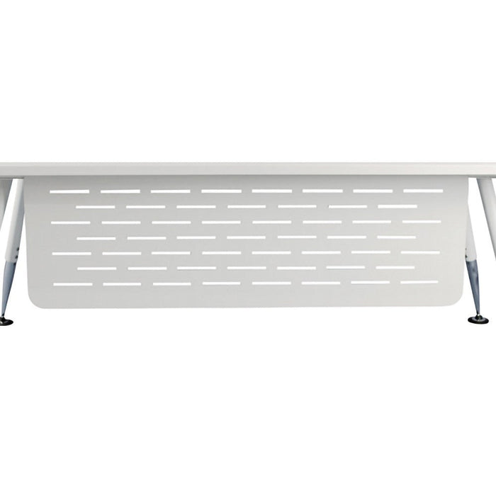 Fleet Steel Modesty Panel 1500W x 400mm White | Office Furniture Designs