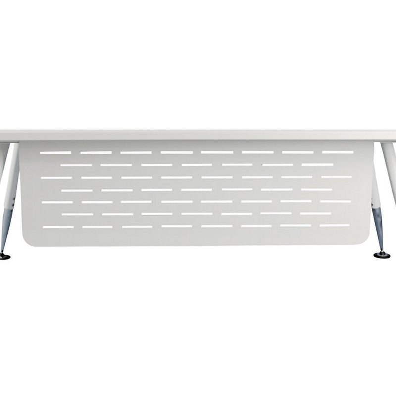 Fleet Steel Modesty Panel 1500W x 400mm White | Office Furniture Designs