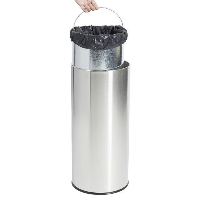 Stainless Steel Tidy Bin 45L | Office Furniture Designs